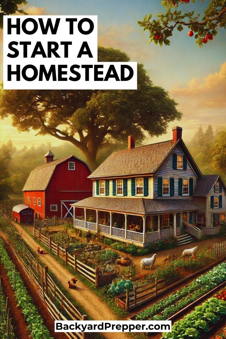 How To Start a Homestead - Backyard Prepper